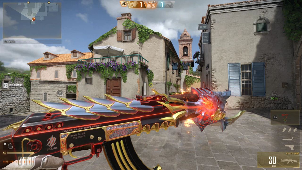 CFHD全新皮肤——AK-47火麒麟_腾讯视频