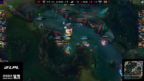 2024英雄联盟职业联赛夏季赛_LPL夏季赛RNGvsWE_huanfeng德莱文河道被切Heng大树收下水龙魂_高清1080P在线观看平台_腾讯视频
