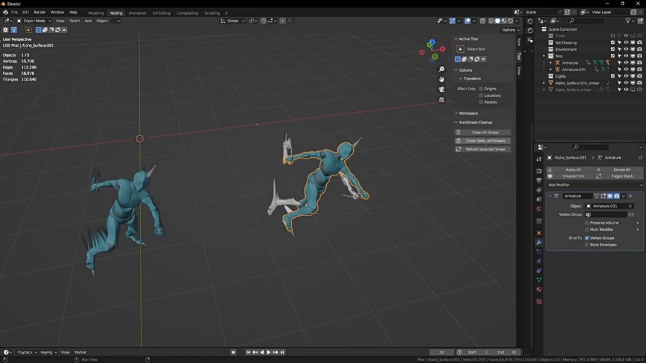 【Blender插件】AutoSmearv2自动涂片涂抹对象_腾讯视频