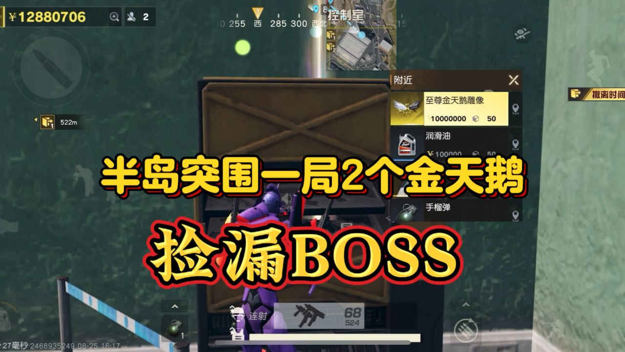 荒野行动：2个金天鹅身价倍增半岛突围小赚_高清1080P在线观看平台_腾讯视频