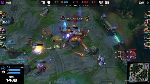 《2024英雄联盟职业联赛春季赛》Canyon盲僧闪现开团厄斐琉斯再收双杀TES无力回天输掉比赛_高清1080P在线观看平台_腾讯视频