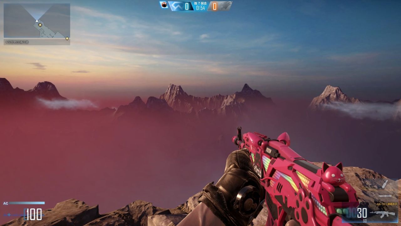 CFHD全新皮肤——AK-103喵喵杀手_腾讯视频