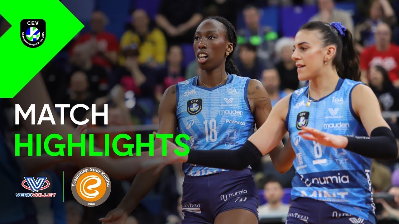 全场集锦：2025女排欧冠四分之一决赛首回合意大利米兰vs土耳其伊萨奇巴希_高清1080P在线观看平台_腾讯视频