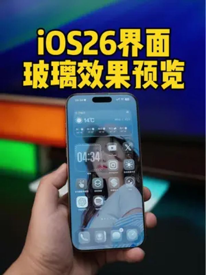 iOS26新变化快去预览，你觉得更好看了还是更丑了？液体玻璃效果界面#iPhone_高清1080P在线观看平台_腾讯视频