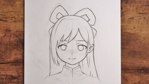 动漫人物怎么画简单又好看？教你画出动漫美少女，细节满满，特别好看_高清1080P在线观看平台_腾讯视频