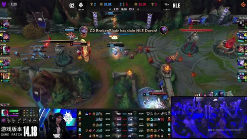 2024英雄联盟全球总决赛_英雄联盟S14瑞士轮第2日_Doran贾克斯反击风暴遭反杀Zeka小火龙下路孤身推塔_高清1080P在线观看平台_腾讯视频
