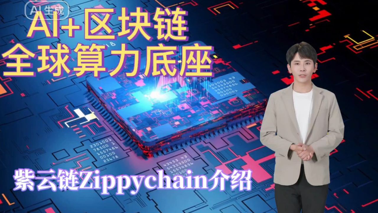 紫云AI公链ZippyChain-AI+区块链全球算力底座讲解_腾讯视频