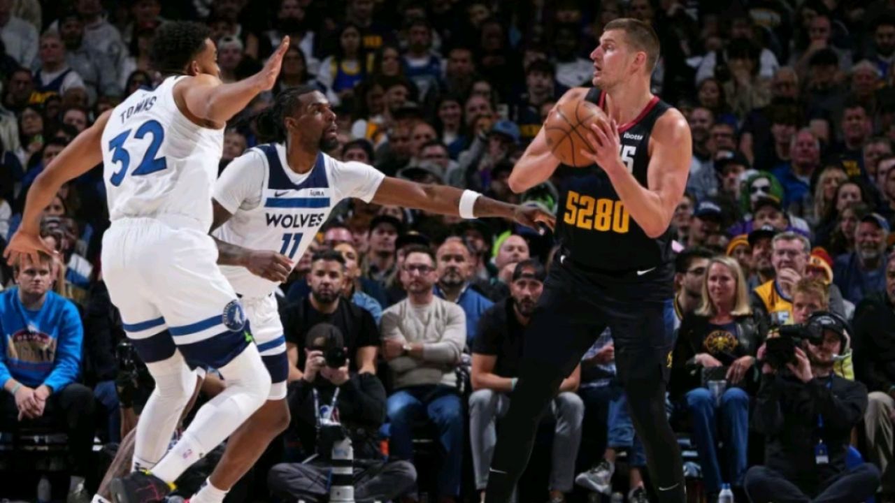 森林狼防守有多强？全景还原森林狼窒息防守表现，约基奇真狼狈_腾讯视频