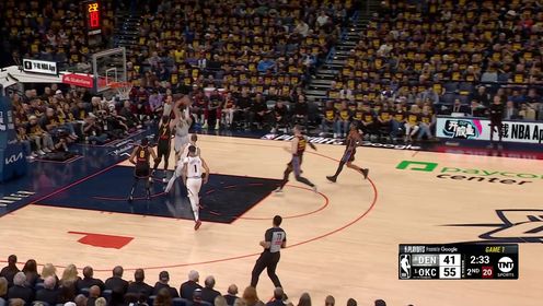 俄克拉荷马雷霆_NBA季后赛西部半决赛：掘金121-119雷霆G1_宛如天神下凡！布劳恩施展妙传戈登高高跃起隔扣切特_高清1080P在线观看 ...