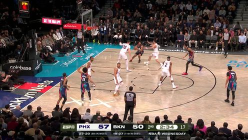 《布鲁克林篮网》迪奥普依靠积极性补篮得手托马斯骗起布克出手收获2+1_高清1080P在线观看平台_腾讯视频