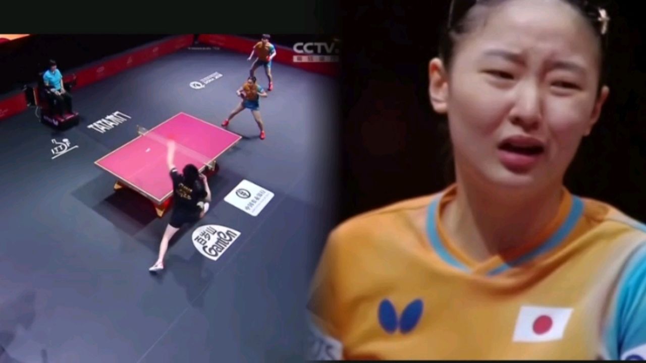 中日对决太上头！孙颖莎王楚钦与张本美和松岛辉空神仙对拉，大头这球可惜了_高清1080P在线观看平台_腾讯视频