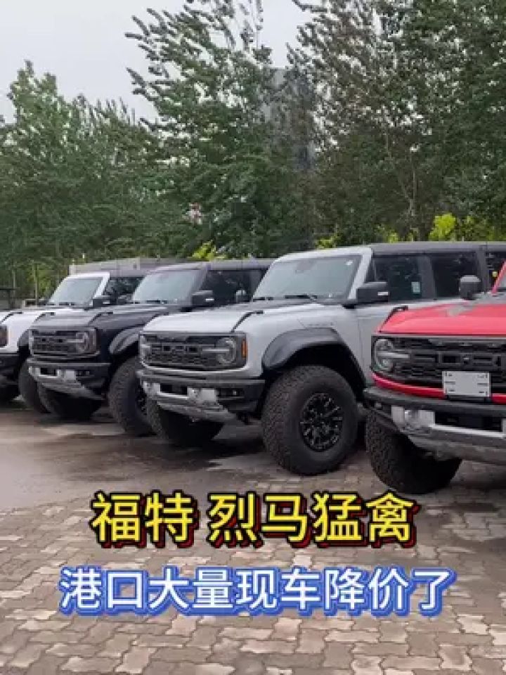 福特烈马猛禽版，港口大量现车降价了#天津港平行进口汽车#硬派越野#福特烈马#烈马猛禽版#越野车_高清1080P在线观看平台_腾讯视频