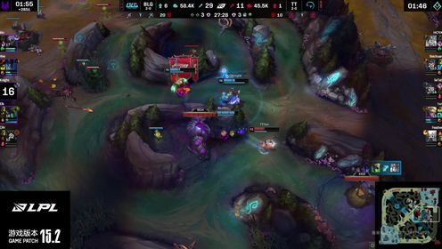 2025英雄联盟职业联赛第一赛段_LPL第一赛段：BLGvsTT_Elk图奇连斩四人团灭TTBLG推平水晶扳回一局_高清1080P在线观看平台 ...