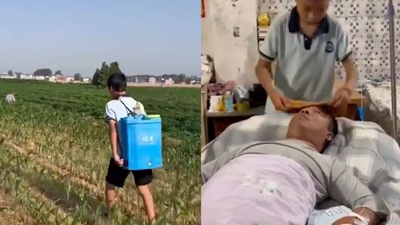 12岁男孩持续8年为瘫痪父亲换尿布父亲:感觉很亏欠儿子高清1080p在线观看平台腾讯视频