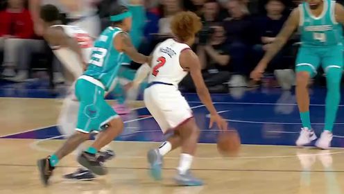 NBA全场集锦_NBA季前赛：黄蜂105-111尼克斯_替补席大佬们直接起立！胡克波尔蒂超高质量滑翔劈扣惊艳全场_高清1080P在线观看平台_腾讯视频