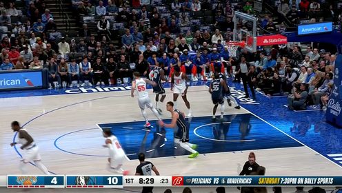 达拉斯独行侠_NBA常规赛：尼克斯124-128独行侠_一切尽在掌握之间欧文长臂一甩送出精准四分位长传统领全场_高清1080P在线观看平台_腾讯视频