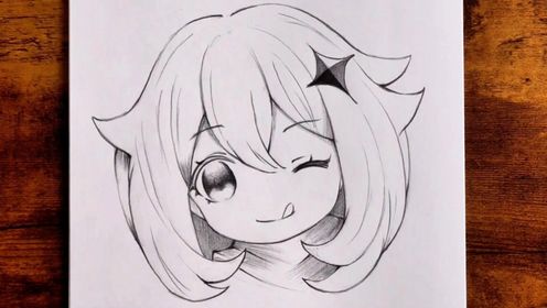 动漫人物怎么画，适合新手的铅笔画动漫人物教程，教你画原神里的派蒙_高清1080P在线观看平台_腾讯视频