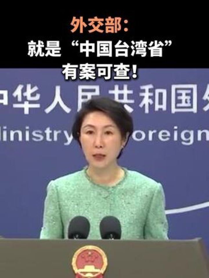 外交部：就是“中国台湾省”，有案可查！_高清1080P在线观看平台_腾讯视频