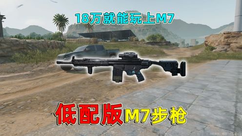 低配版M7战斗步枪，只需要18万就能满改，基础数据完全不输M7_高清1080P在线观看平台_腾讯视频