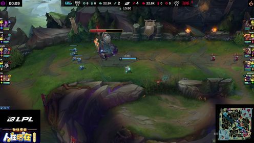 2024英雄联盟职业联赛夏季赛_LPL夏季赛JDGvsBLG_ON芮尔孤立无援倒在野区Elk孤身支援难逃一死_高清1080P在线观看平台_腾讯视频