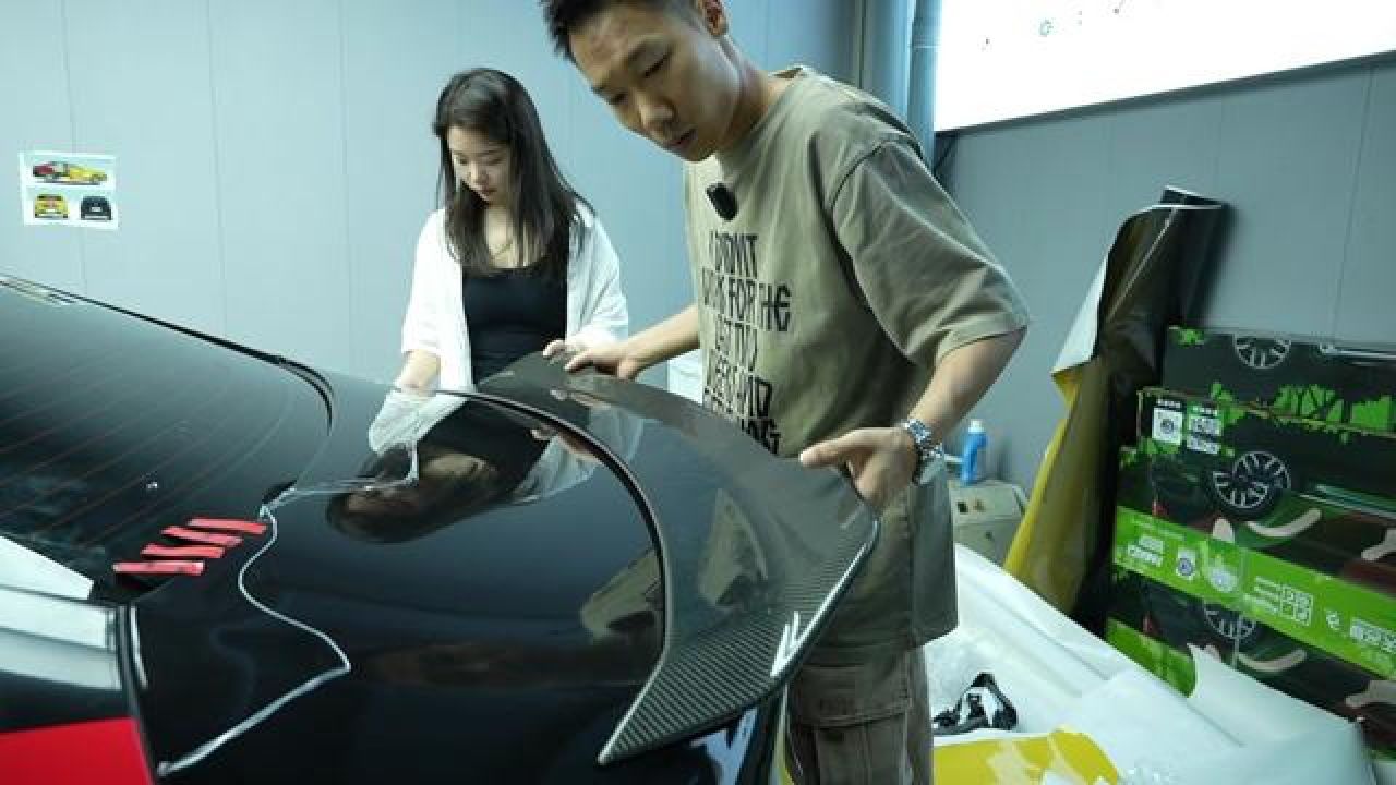 轻量化贴纸一上车，感觉马上不一样咯~ct456和atsl都有哦~#凯迪拉克ct5#凯迪拉克ct6#凯迪拉克atsl_高清1080P在线观看平台 ...