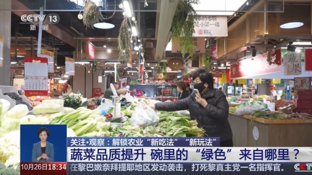 关注·观察：解锁农业“新吃法”“新玩法”蔬菜品质提升碗里的“绿色”来自哪里？_高清1080P在线观看平台_腾讯视频