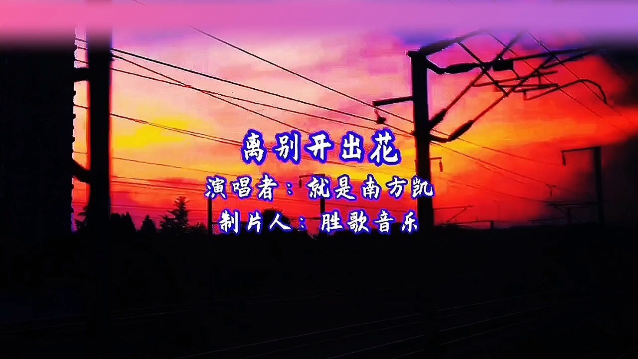 南方凯这首《离别开出花》太火了,歌词句句入心,百听不厌 高清1080p在线观看平台 腾讯视频