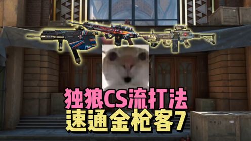 三角洲行动：独狼CS流打法，速通金枪客7!_高清1080P在线观看平台_腾讯视频