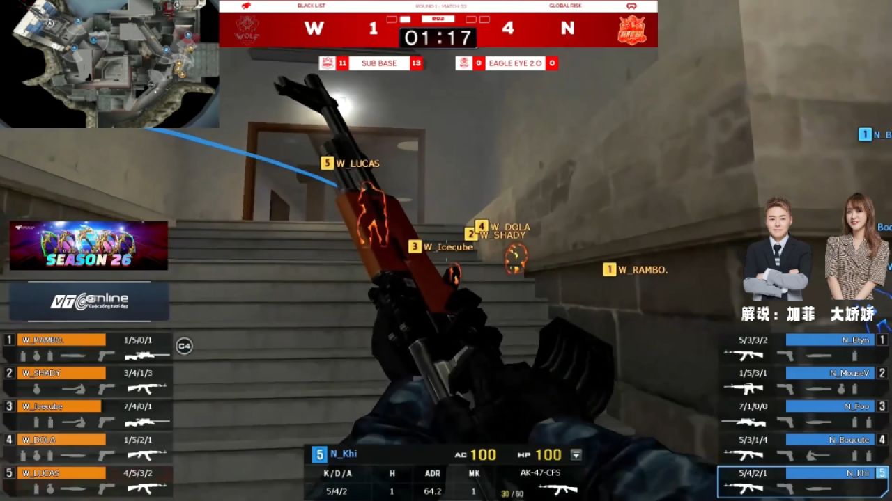 【五杀时刻】W_LUCAS使用AK-47-CFS在鹰眼中手感火热斩获五杀！_腾讯视频