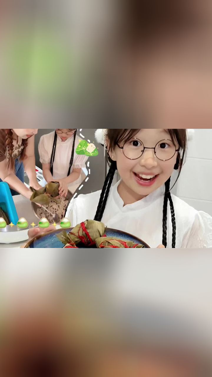 第一次包粽子，居然是在西班牙！_腾讯视频