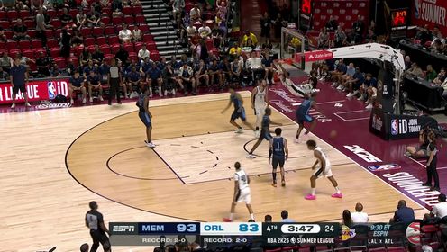 NBA全场集锦_NBA夏季联赛：灰熊104-98魔术_眼里只有篮筐！贾瑞特-卡尔弗顺步突破一飞冲天暴扣得手_高清1080P在线观看平台_腾讯视频