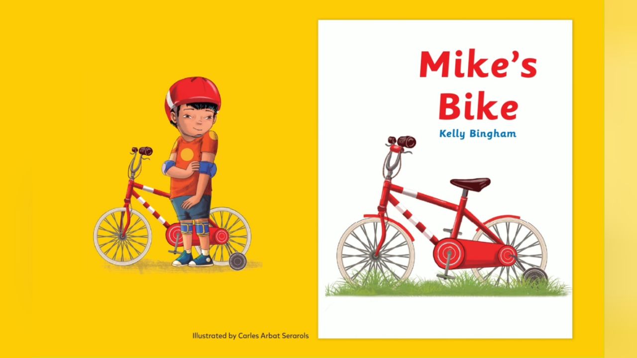 英语绘本阅读：Mike'sbike《迈克的自行车》英语启蒙英语磨耳朵少儿英语英语绘本绘本阅读_高清1080P在线观看平台_腾讯视频