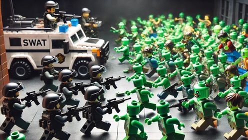 乐高动画：乐高警察上演惊险刺激的高速追捕行动，坏人无处藏身！_高清1080P在线观看平台_腾讯视频