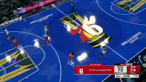费城76人_NBA杯小组赛：篮网98-113费城76人_【回放】篮网vs76人第3节英文原声回放_高清1080P在线观看平台_腾讯视频