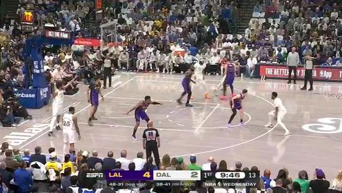 达拉斯独行侠_NBA常规赛：湖人112-97独行侠_默契无边！马绍尔联手汤普森连突带投豪取五分_高清1080P在线观看平台_腾讯视频