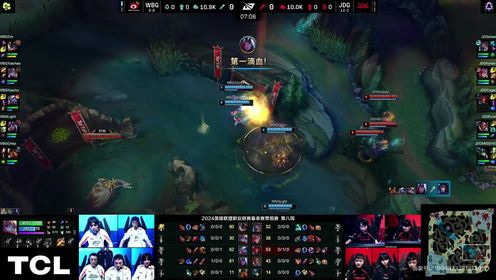 2024英雄联盟职业联赛春季赛_LPL春季赛JDGvsWBG_Crisp河道先手钩到牙膏Light配合补伤收下一血_高清1080P在线观看平台 ...
