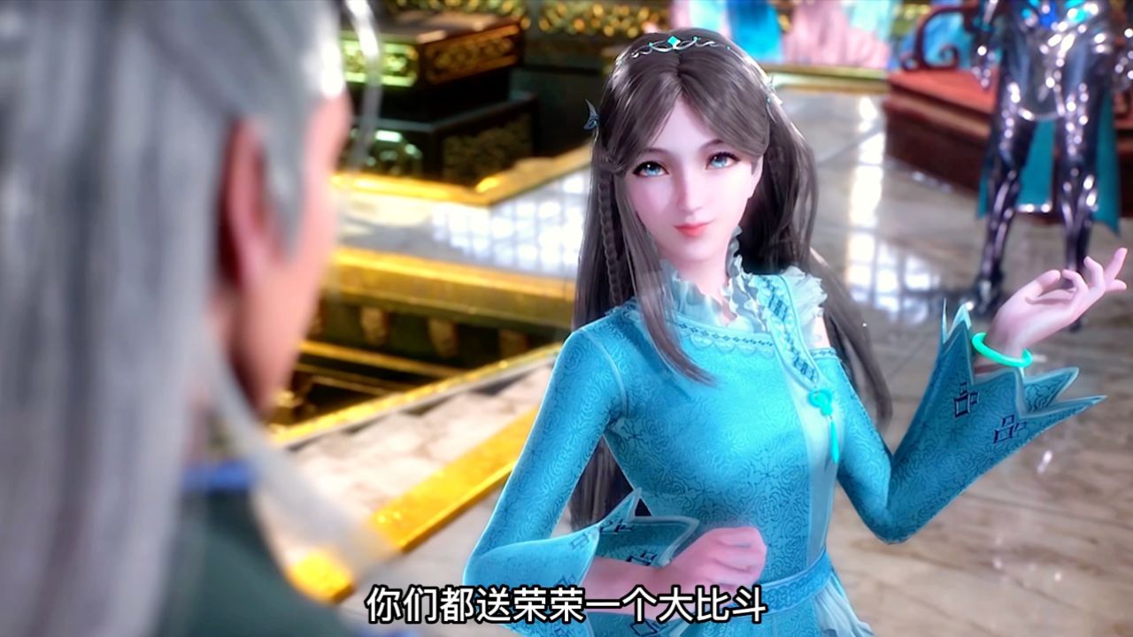 斗罗大陆：宁荣荣连升400级惊呆众人，宁风致急忙找唐三升级武魂_高清1080P在线观看平台_腾讯视频