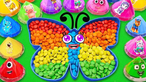 玩具动画：彩虹粘土制作可爱小蝴蝶，快来体验这超级解压的手感吧_高清1080P在线观看平台_腾讯视频