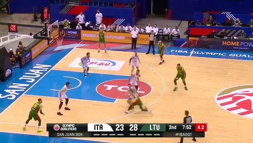 《FIBA》艺高人胆大！格里戈尼斯持球无惧防守三分速射完美弧线落袋_高清1080P在线观看平台_腾讯视频