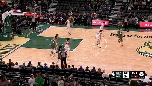 密尔沃基雄鹿_NBA常规赛：掘金112-121雄鹿_自信出手简直无解利拉德大号三分空心入网云淡风轻_高清1080P在线观看平台_腾讯视频