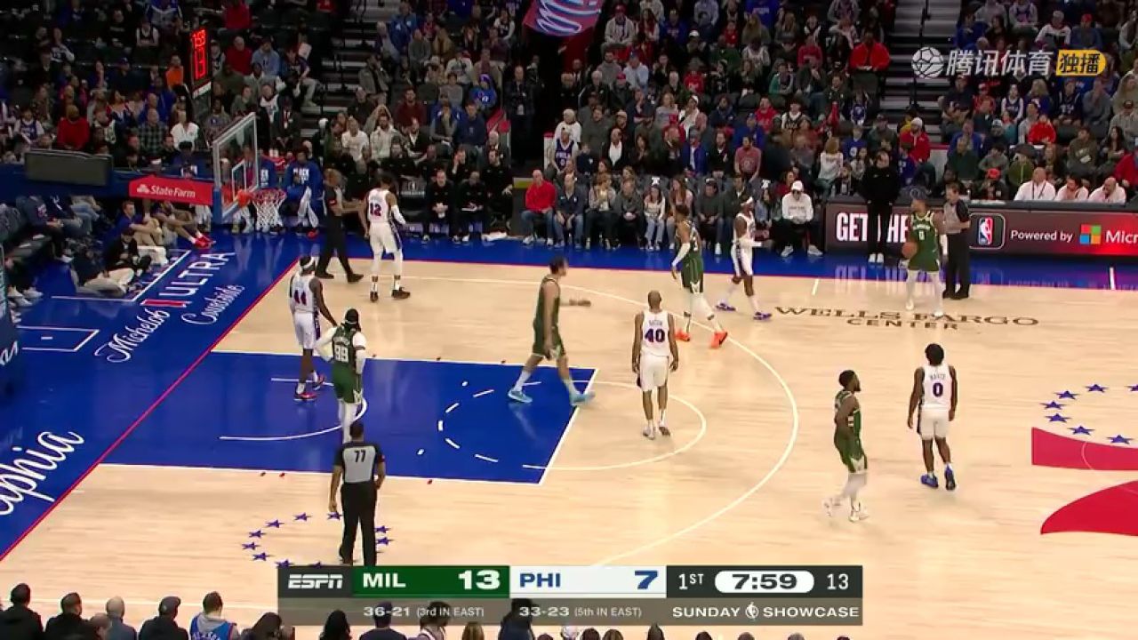 【回放】雄鹿vs76人第1节中文解说回放_腾讯视频