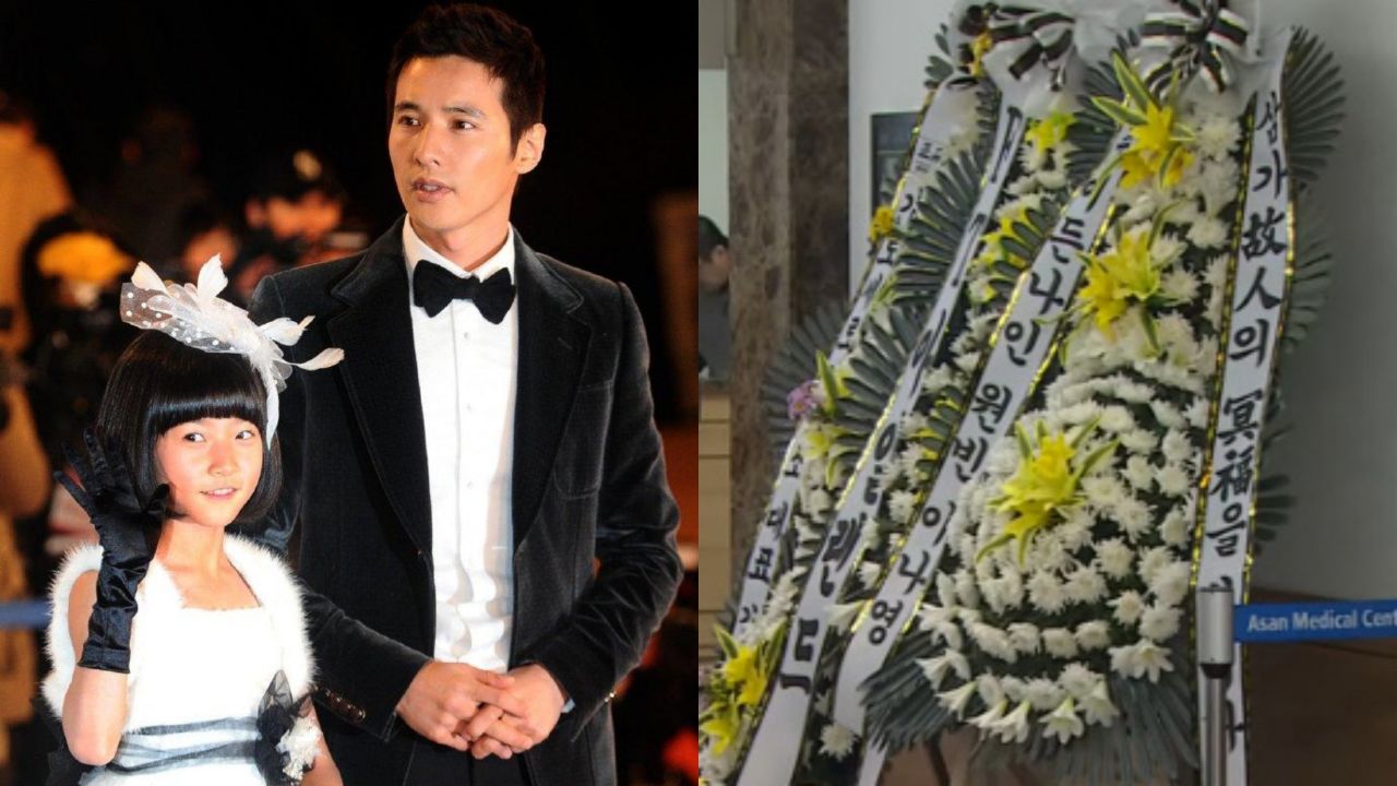 元斌在金赛纶灵堂擦眼泪，为其送上花圈，吊唁后一脸沉闷离开_高清1080P在线观看平台_腾讯视频