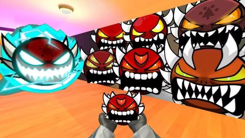 几何冲刺闪电形态有多快？开启极限速度还被它轻松拿捏！_高清1080P在线观看平台_腾讯视频